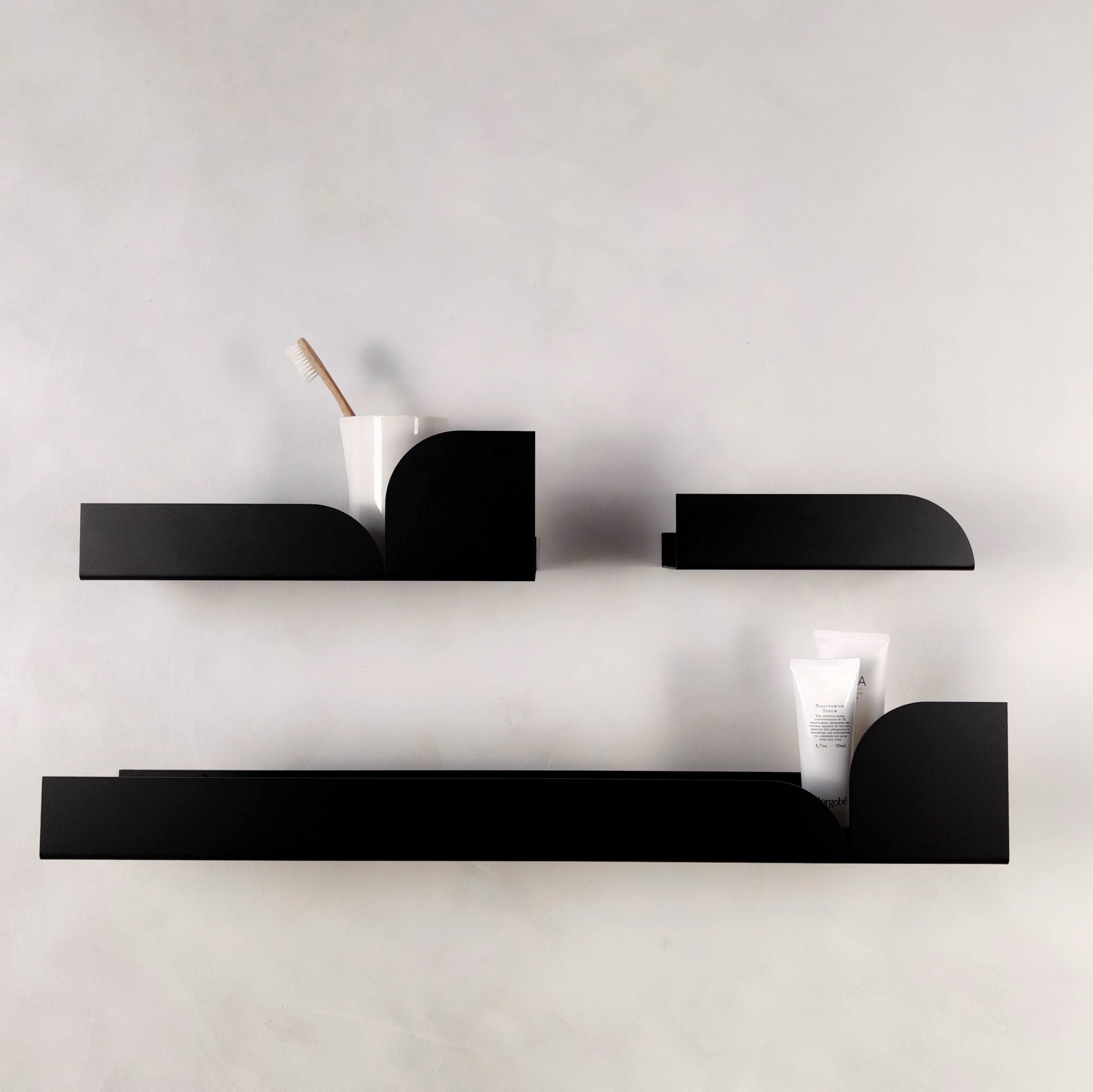 Black Collection - black metal shelves and bathroom accessories ...